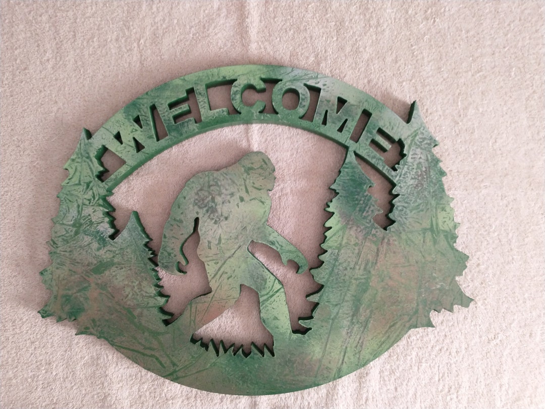 New 2024 Bigfoot Welcome Sign - Etsy