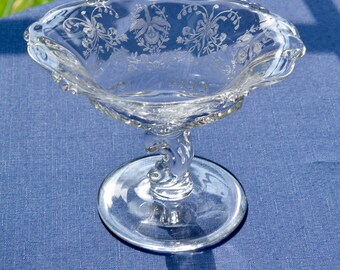 Heisey Glass Compote - Etsy