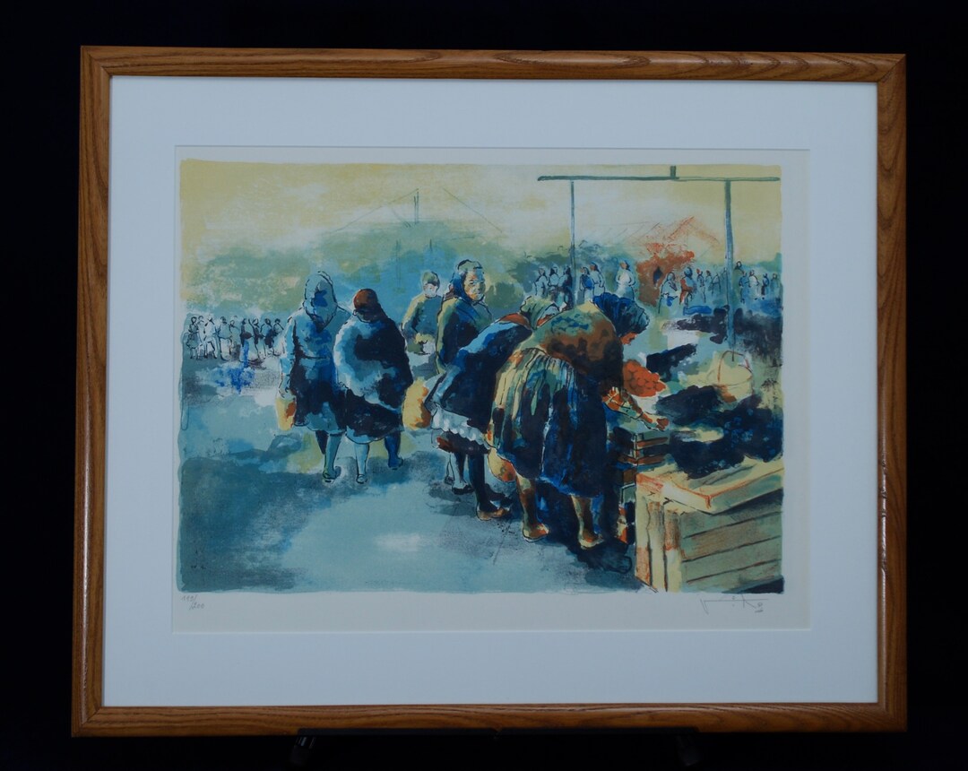 Victor Viko Original signierte Limitierte Auflage Mid Century ...
