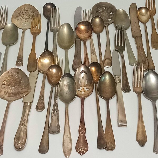 Silverplate Flatware - Etsy