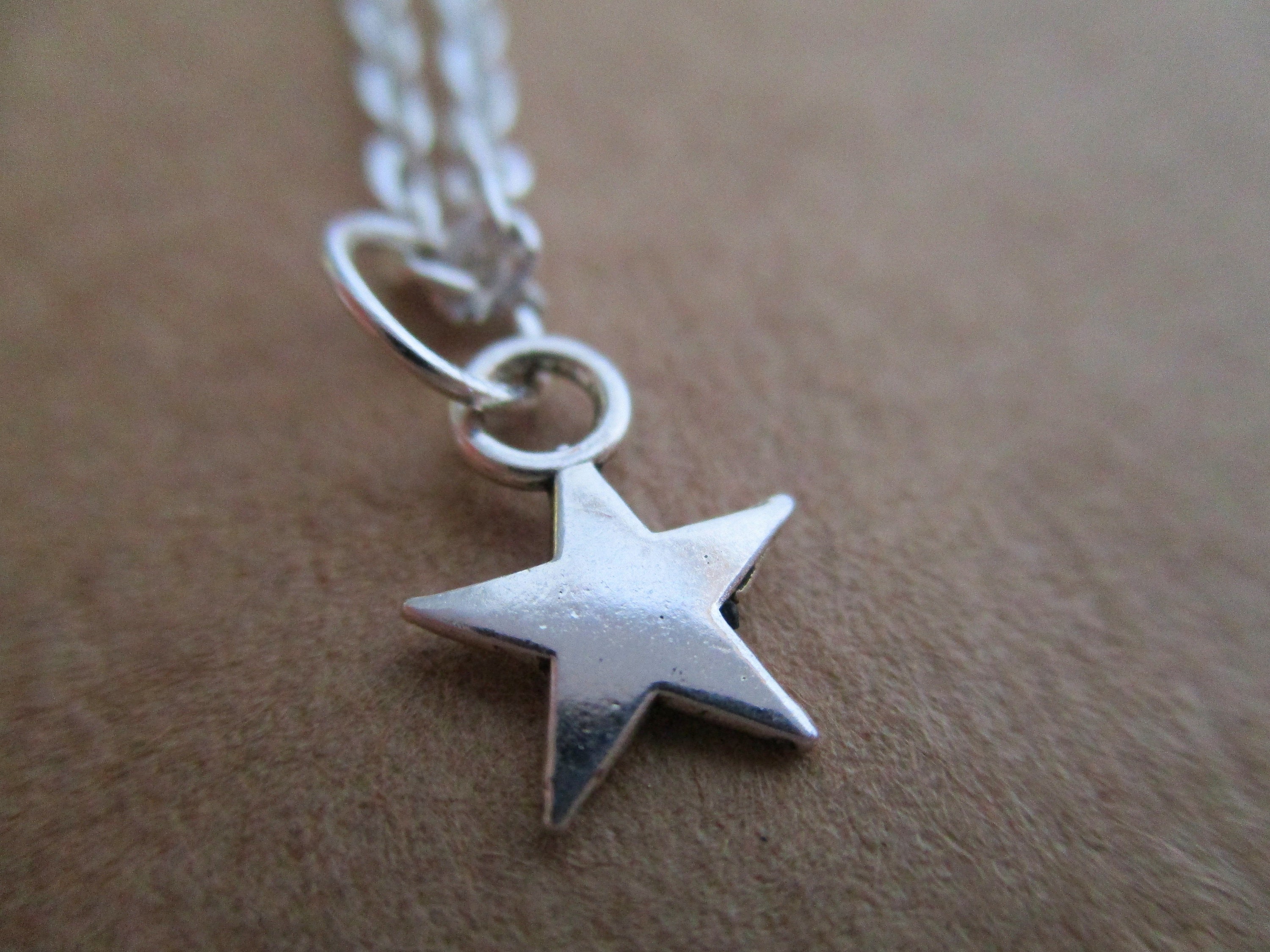 Personalised Star Necklace Friend Gift Custom Silver | Etsy