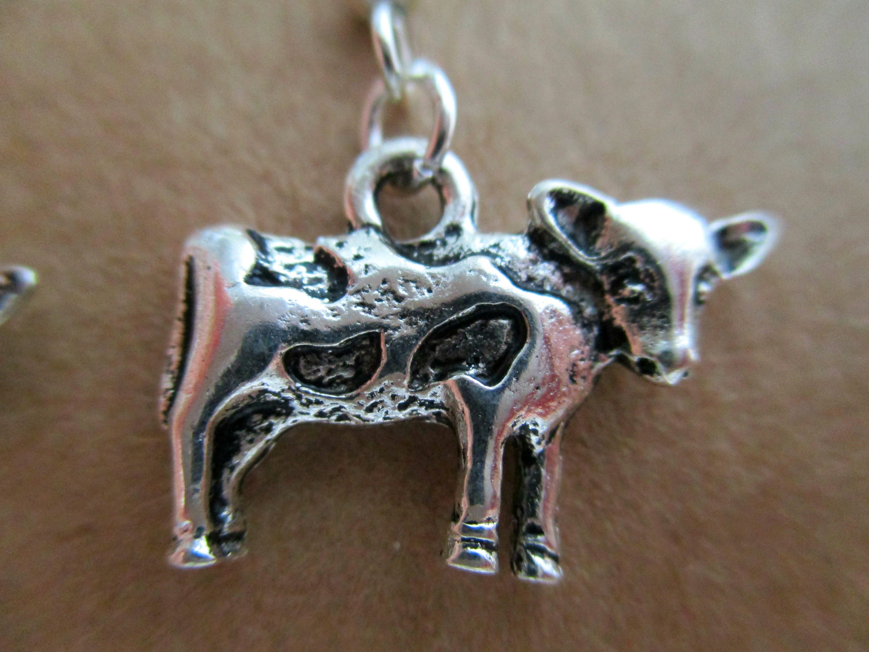 Personalised Cow Earrings Cute Custom Vegan Gift - Etsy UK