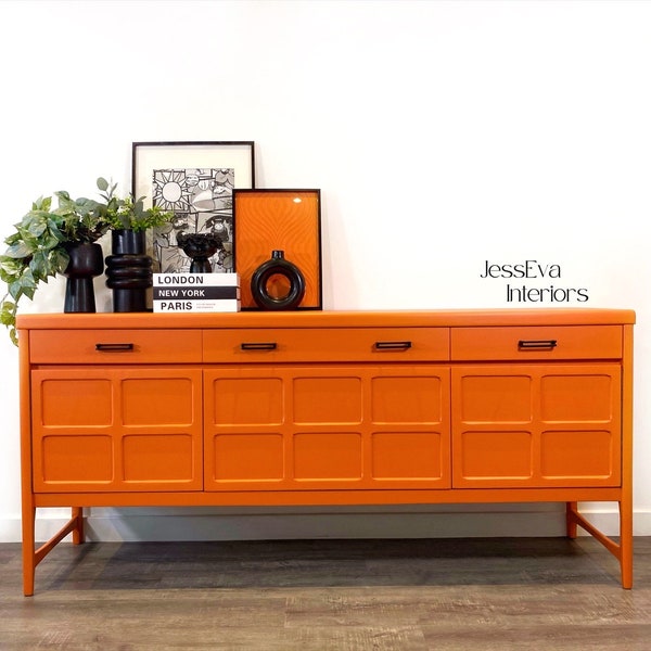 Orange Sideboard - Etsy UK