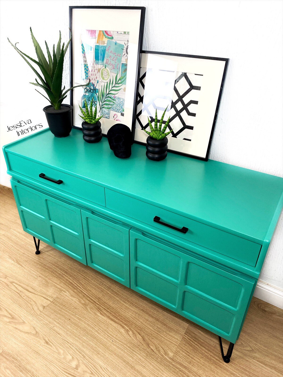 Nathan Sideboard Mid Century Modern Sideboard Painted - Etsy