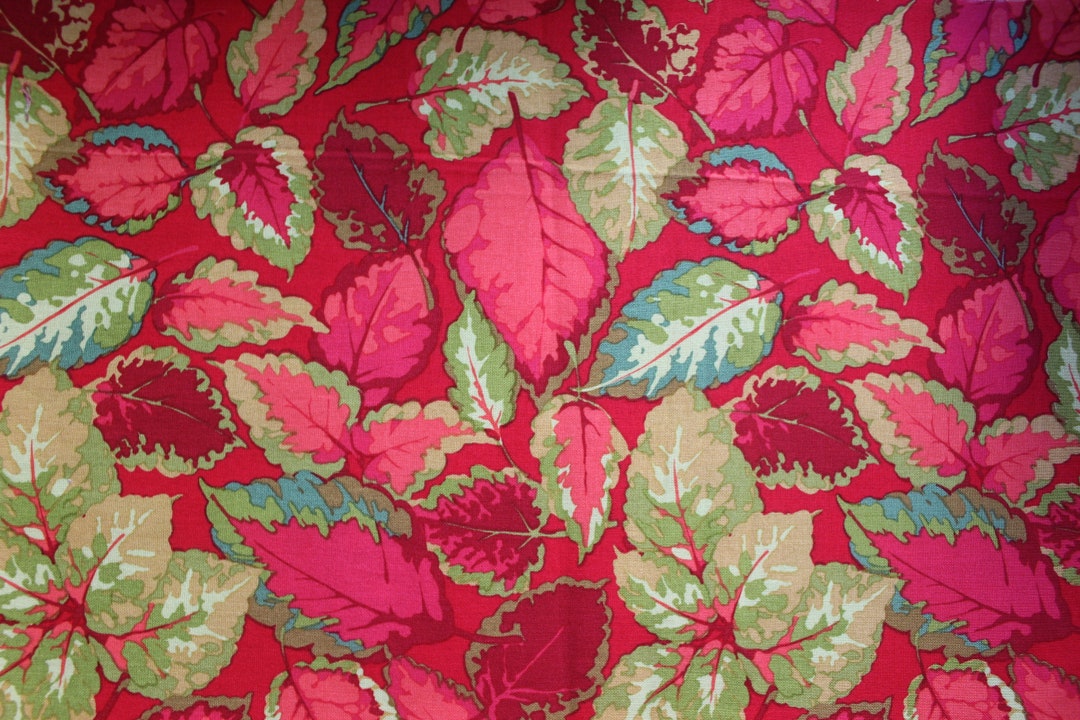 Martha Negley Coleus Fabric for Rowan/westminster - Variegated Garden ...