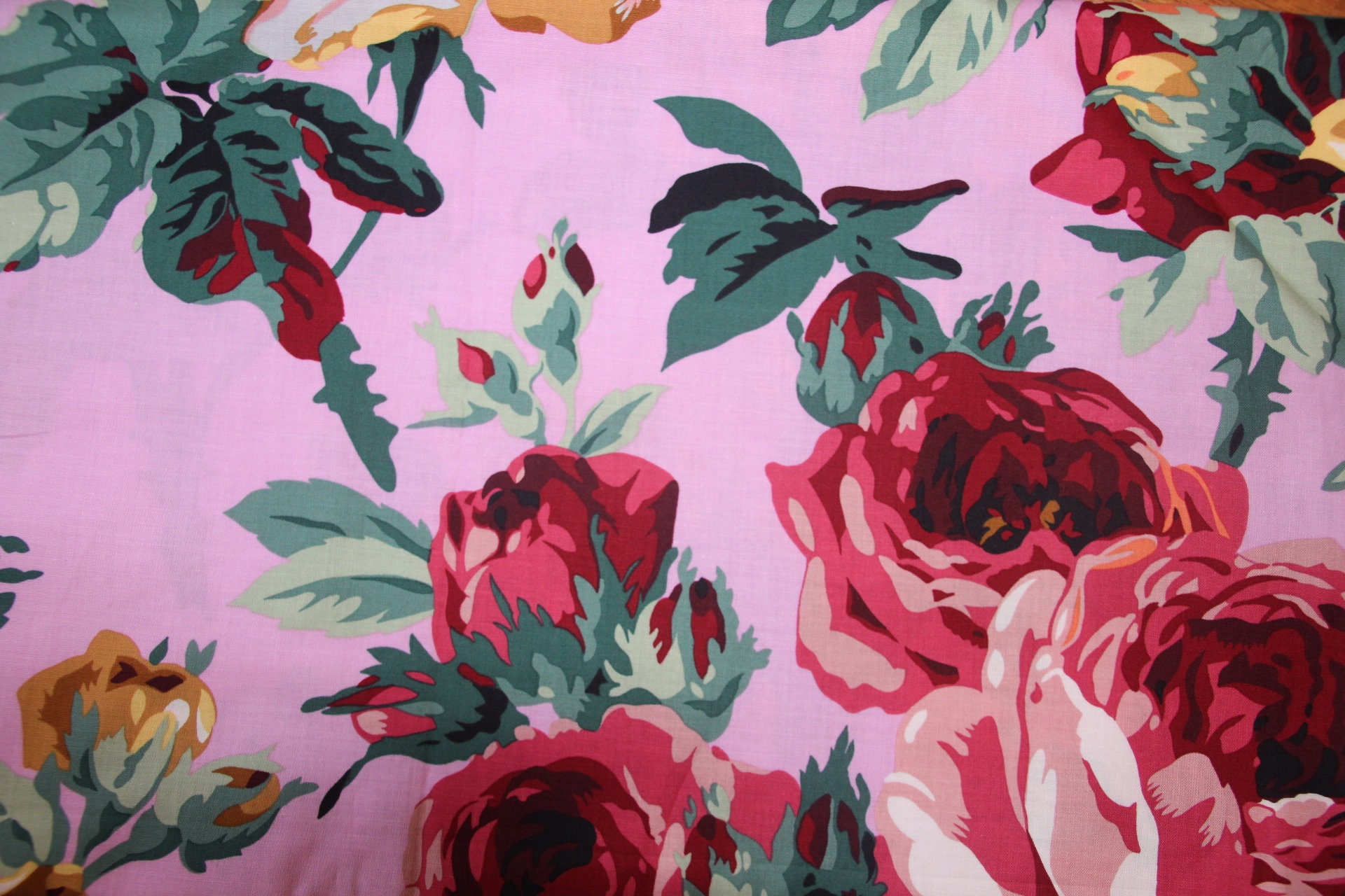 Kaffe Fassett Studios Philip Jacobs PJ32 English Rose lavender Fabric ...