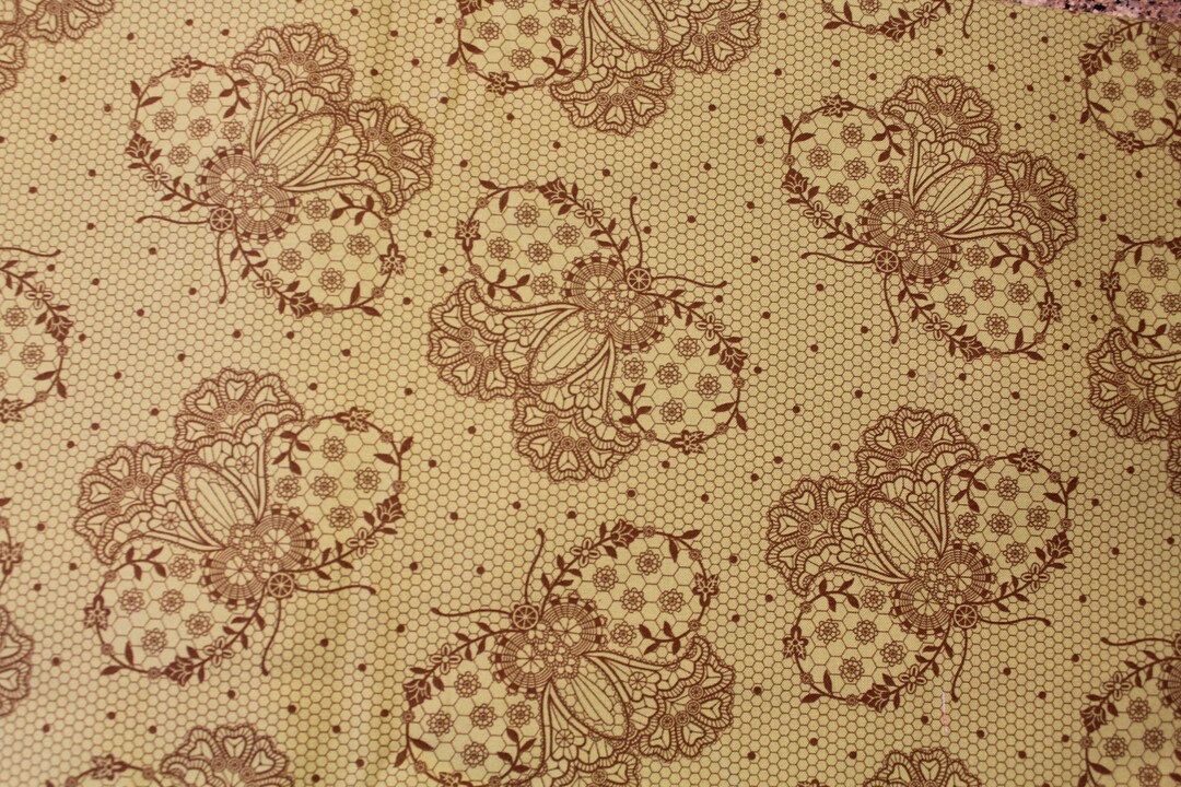Tula Pink Flutterby Fabric for Moda Brown Butterflies on - Etsy