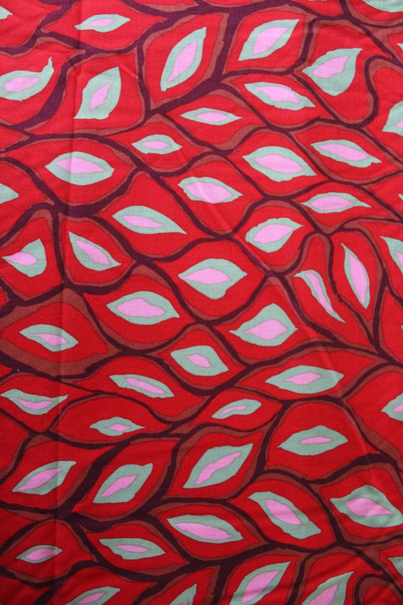 Kaffe Fassett Studios Brandon Mably Scales Fabric BM12 red - Etsy