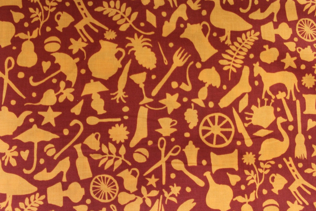 Kaffe Fassett Collective Kaffe Fassett GP119 Folk Art rust Fabric for ...
