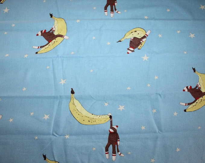 Erin Michael Goodnight Monkey Fabric for Moda - COTTON FLANNEL - Moda ...