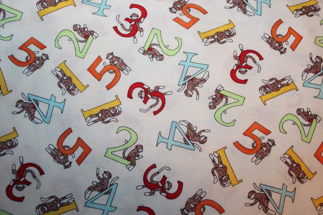 Erin Michael 5 Funky Monkeys Fabric for Moda - Moda #26001 - Long Out ...