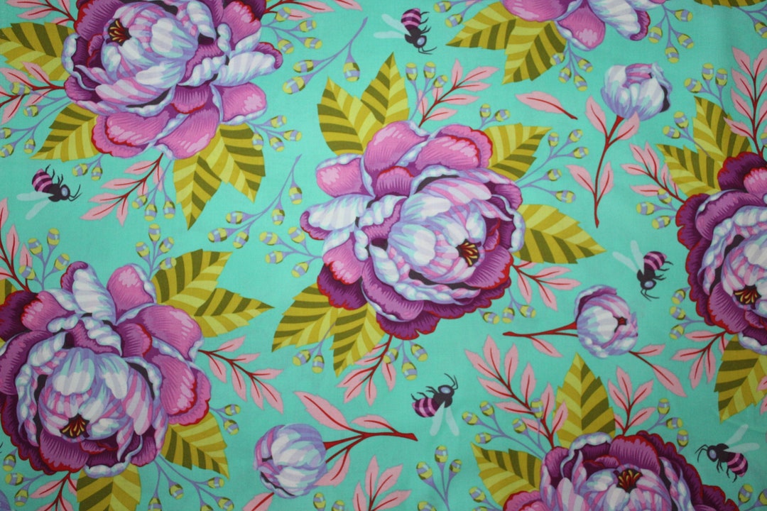 Tula Pink Kabloom Fabric for Freespirit - Moon Garden Fabric Line ...