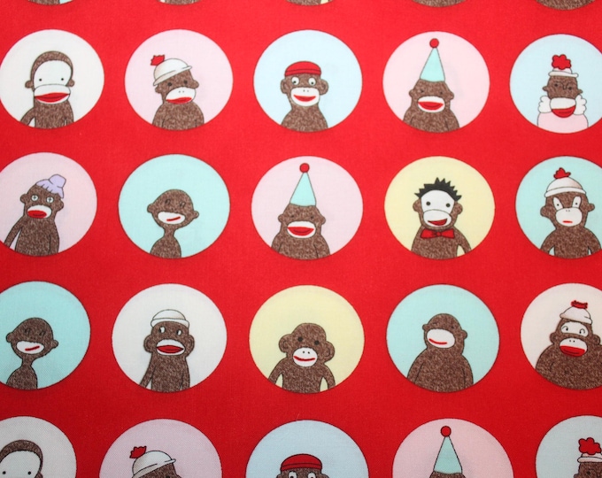 Erin Michael Monkey'n Around "monkey Portraits" Fabric for Moda - Moda ...