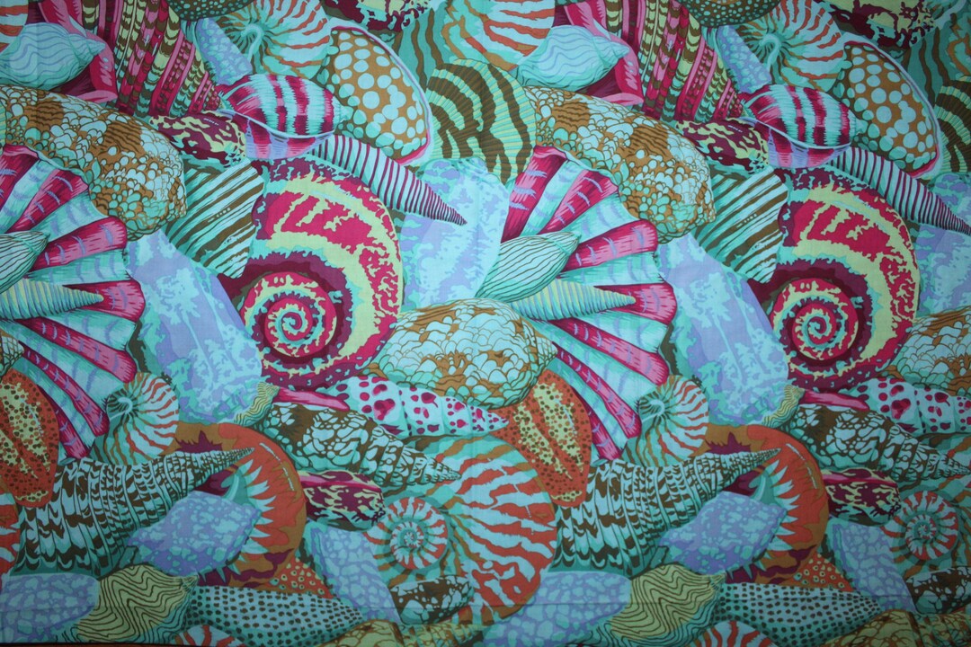 Kaffe Fassett Collective - Philip Jacobs Shell Montage Fabric for Rowan ...