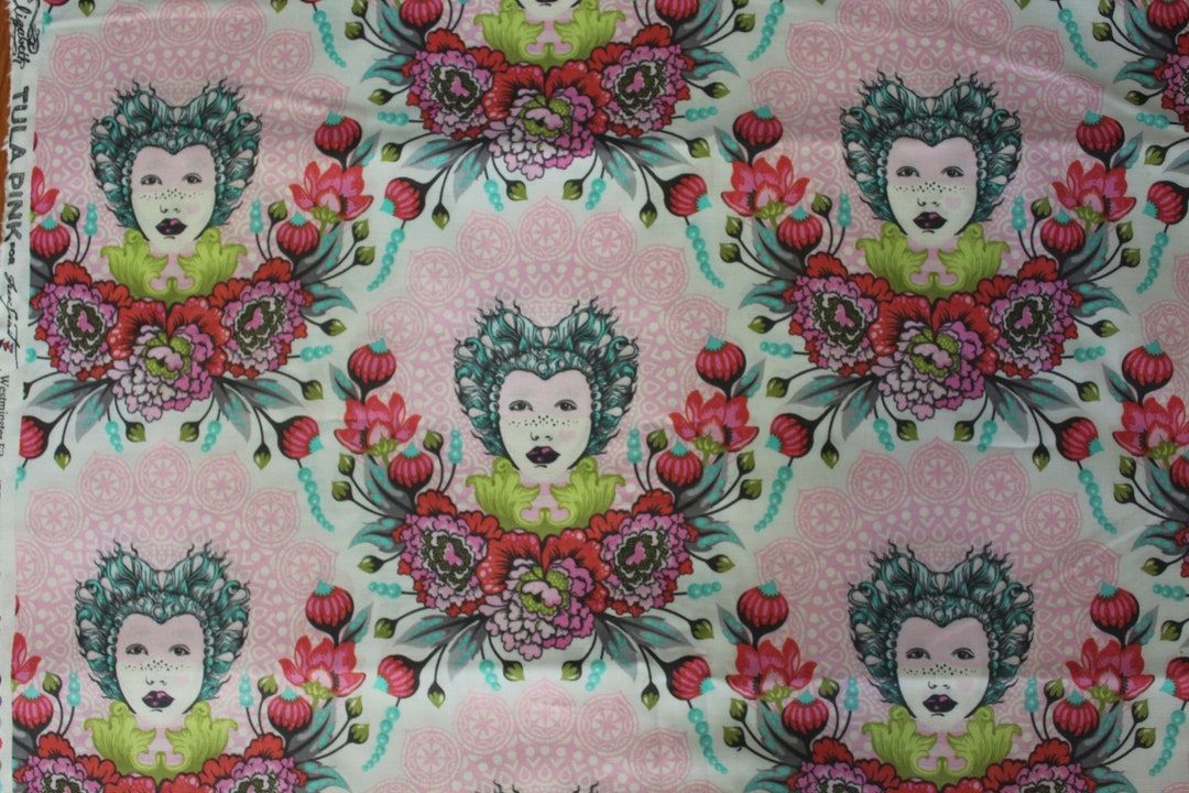 Tula Pink 16th Century Selfie Fabric - Elizabeth Fabric Line - 16th ...