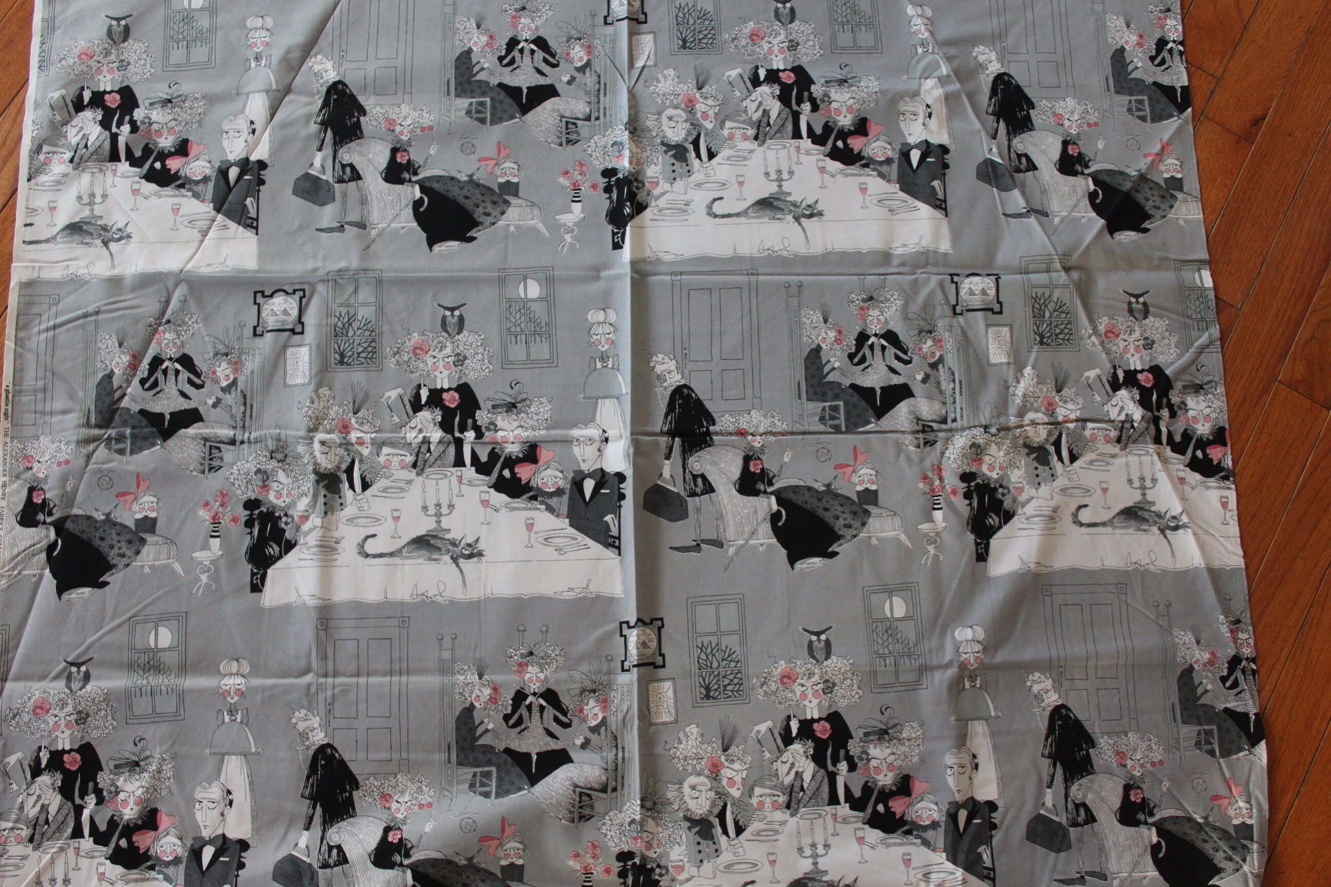 A Ghastlie Night Fabric by Alexander Henry Fabrics 2010 - Etsy