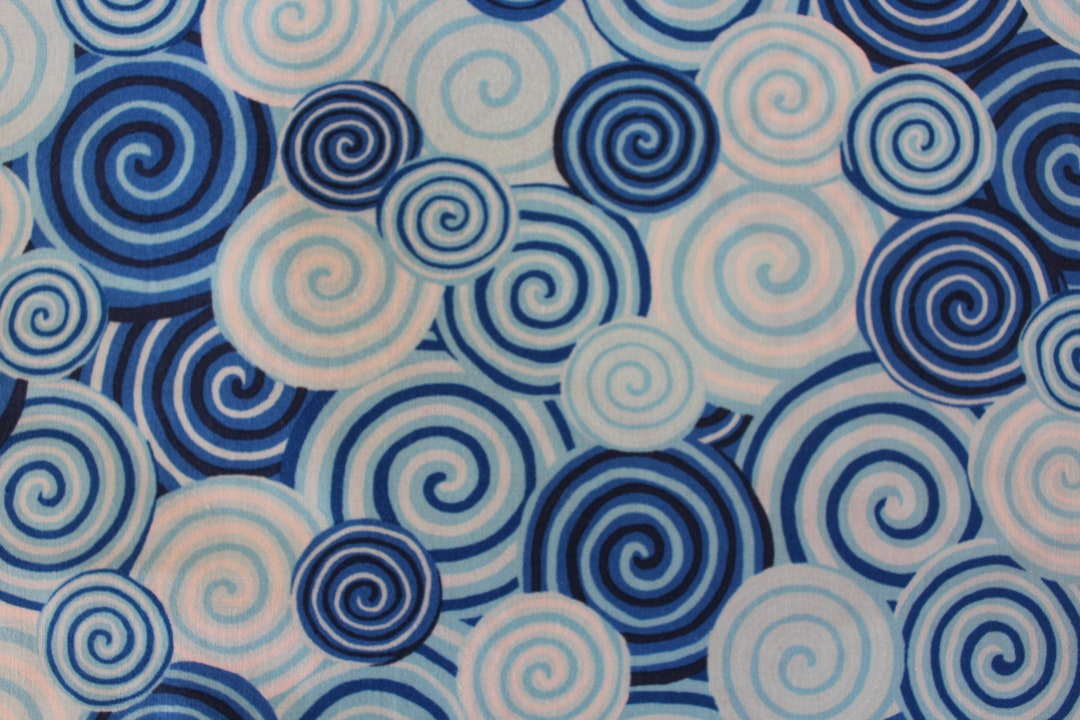 Snow Leopard Designs Silk Road Great Ocean Fabric by Philip Jacobs for ...