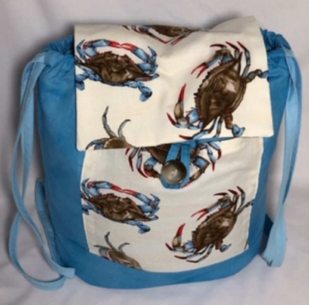 Backpack Blue Crab - Etsy