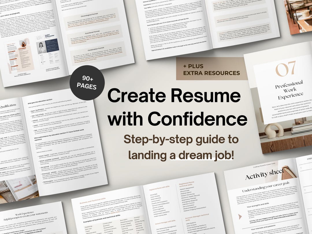 The Ultimate Resume Writing Guide, Professional Resume Template, Career ...