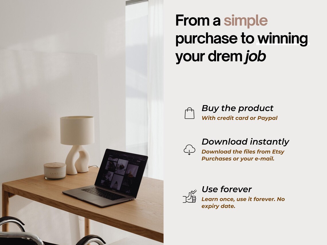 CV Writing Guide, Professional Resume, CV Writing Workbook, ATS Resume ...