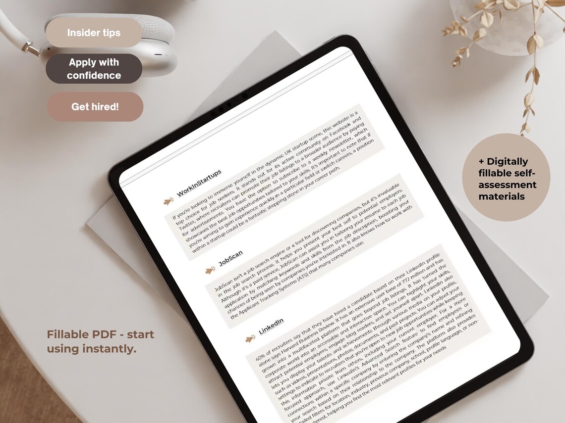 CV Writing Guide, Professional Resume, CV Writing Workbook, ATS Resume ...