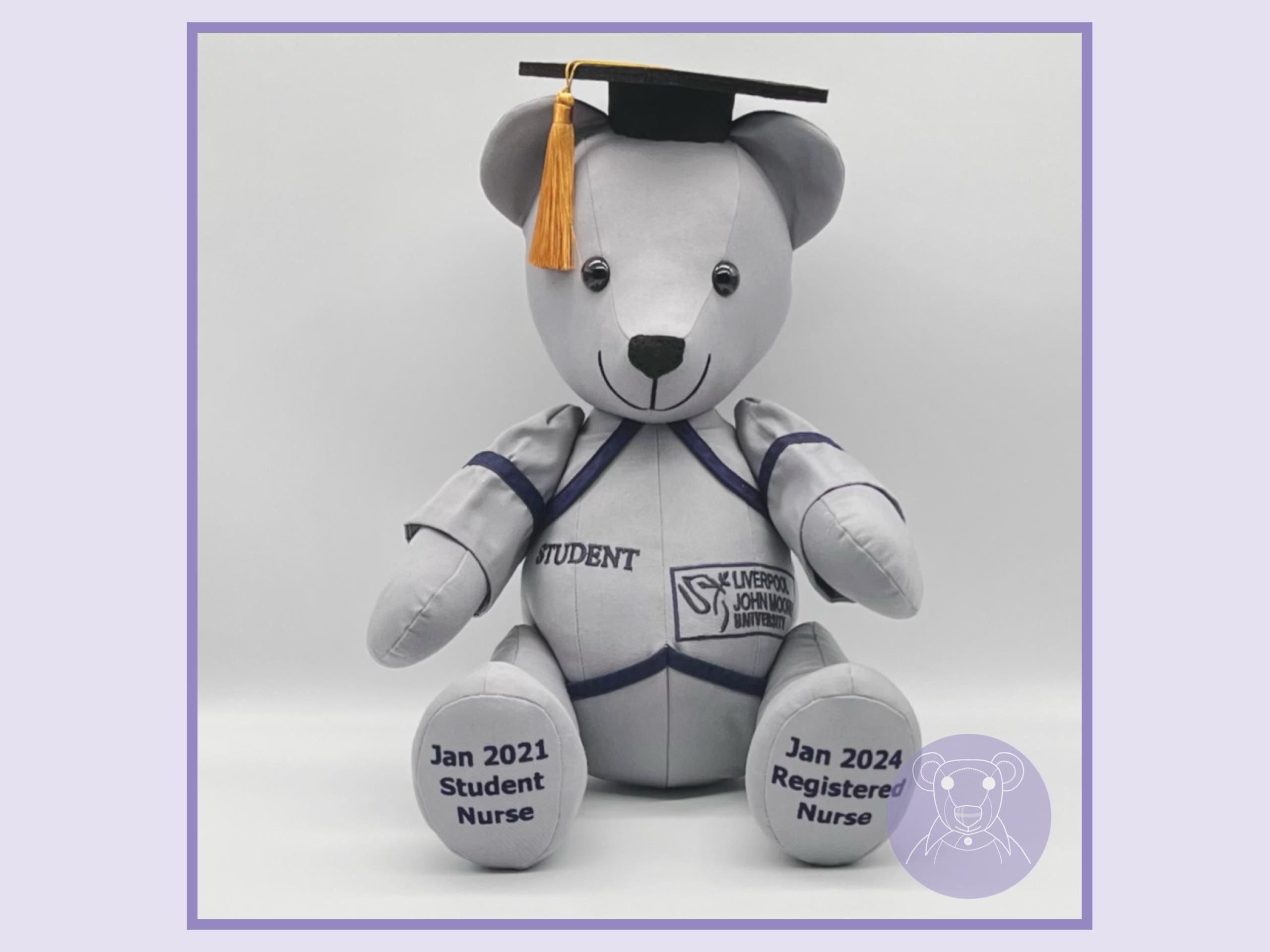 Teddy bear in nurse uniform store