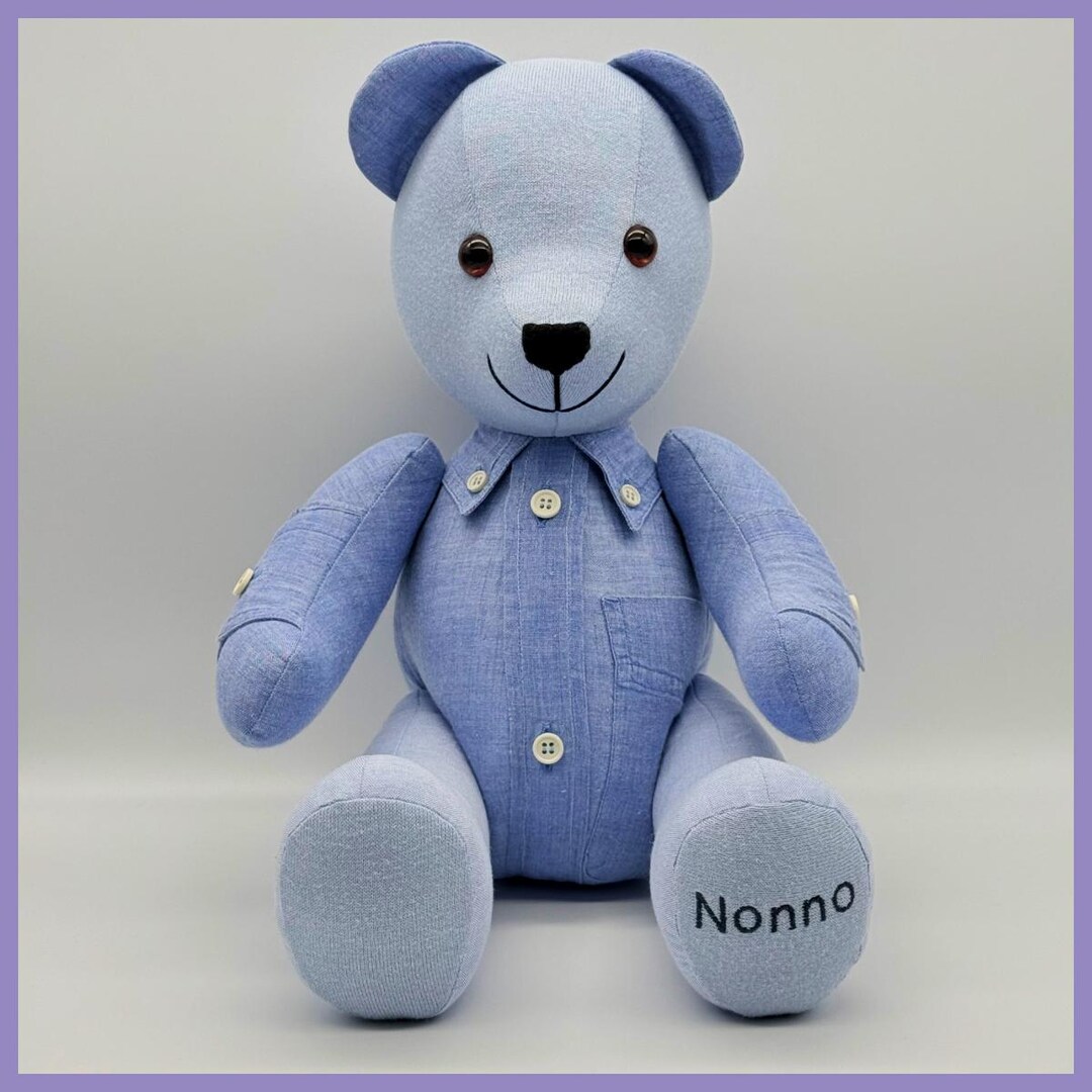 Layered Look | Made From Clothing Jointed Memory Bear - Etsy