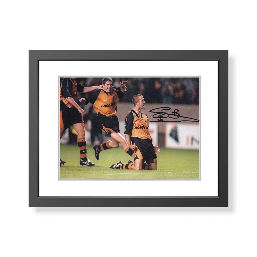 Steve Bull Signed & Framed Wolves Photo Wolves Autograph COA - Etsy