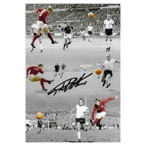 Sir Geoff Hurst England Football Legend Autographed Framed Signed Photo ...