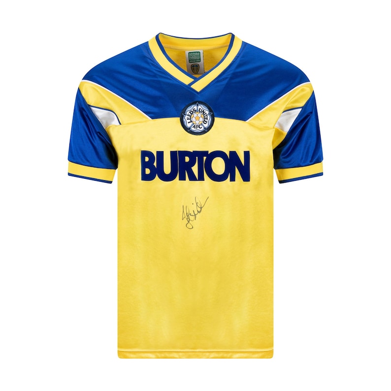 John Sheridan Signed Leeds United 1986 Away Shirt - Etsy UK