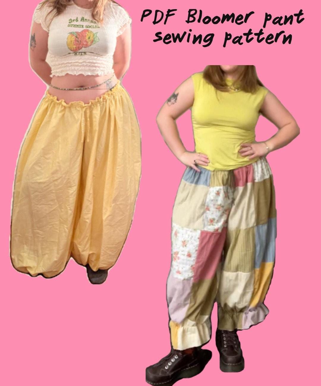 PDF Bloomer Pant Sewing Pattern - Etsy