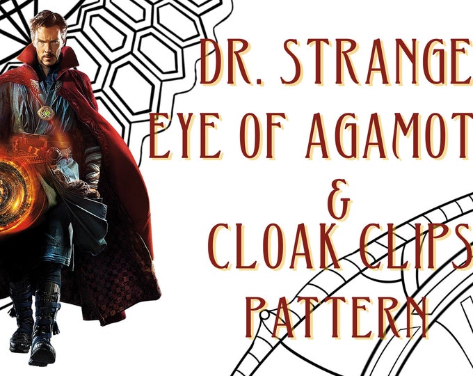 M7676 Mccall's Men's Dr. Strange and His Cloak Costume: Vest, Tunic ...