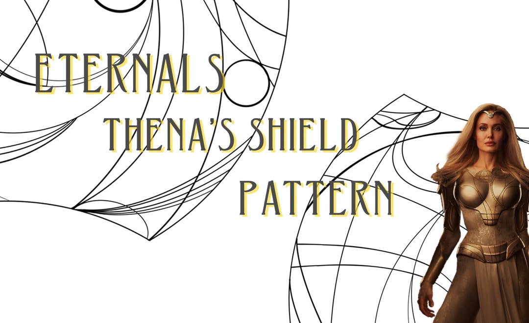 Eternals Thena's Shield (digital PDF 2D Pattern/blueprint) for Cosplay ...
