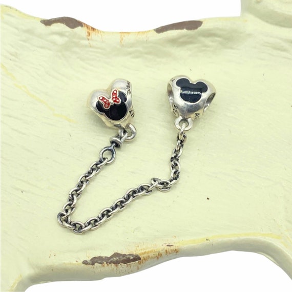 Pandora Disney Mickey & Minnie Kissing Heart Charm AL… - Gem