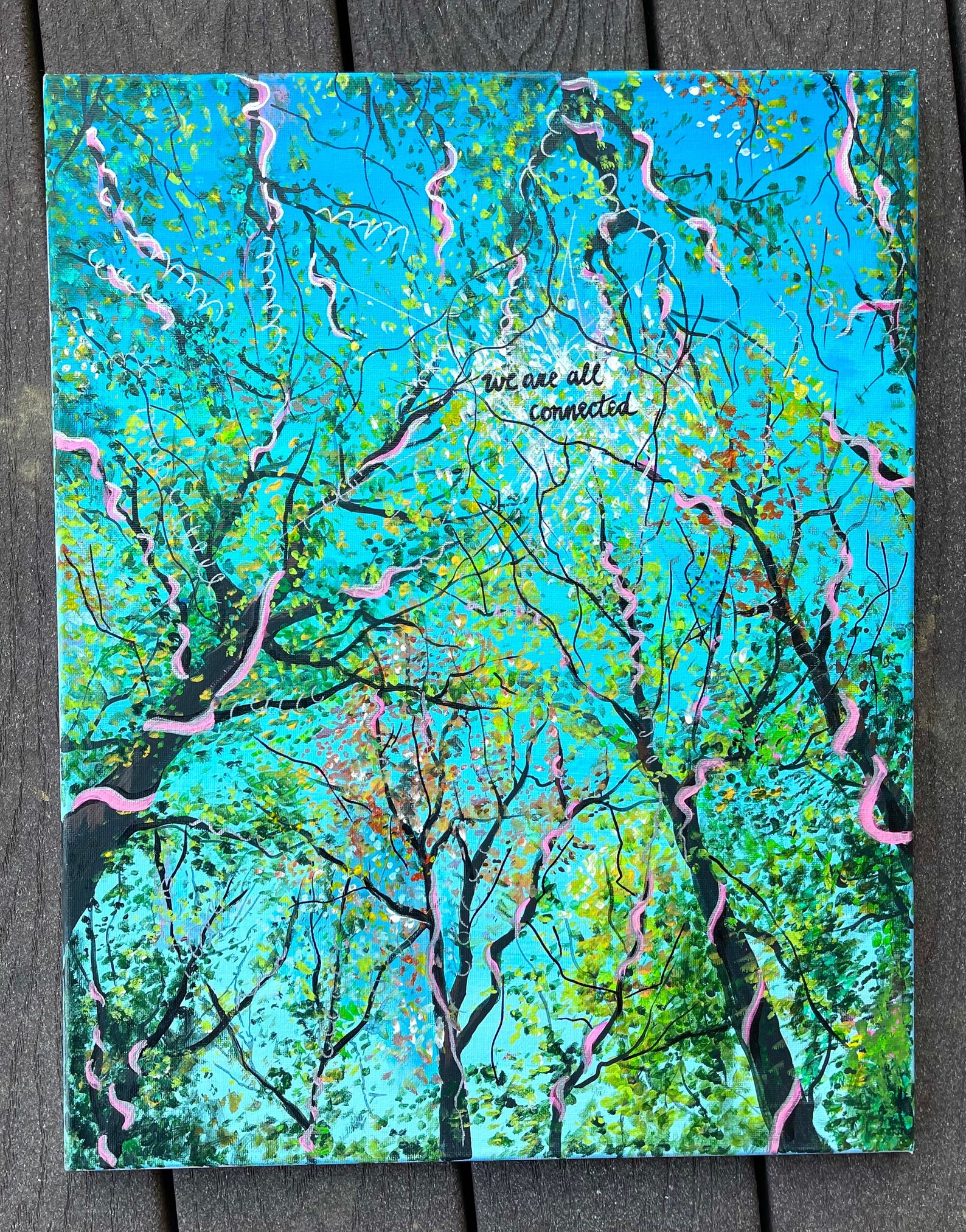 We Are All Connected Painting - Etsy
