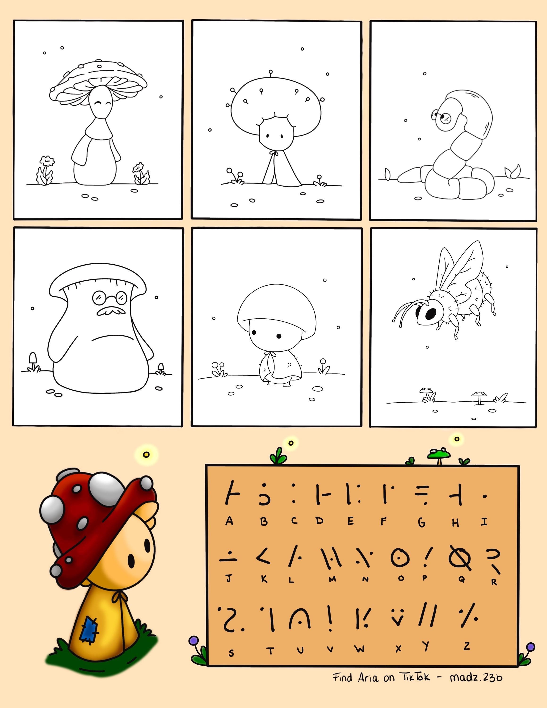 Aria and Friends Coloring Book - Etsy