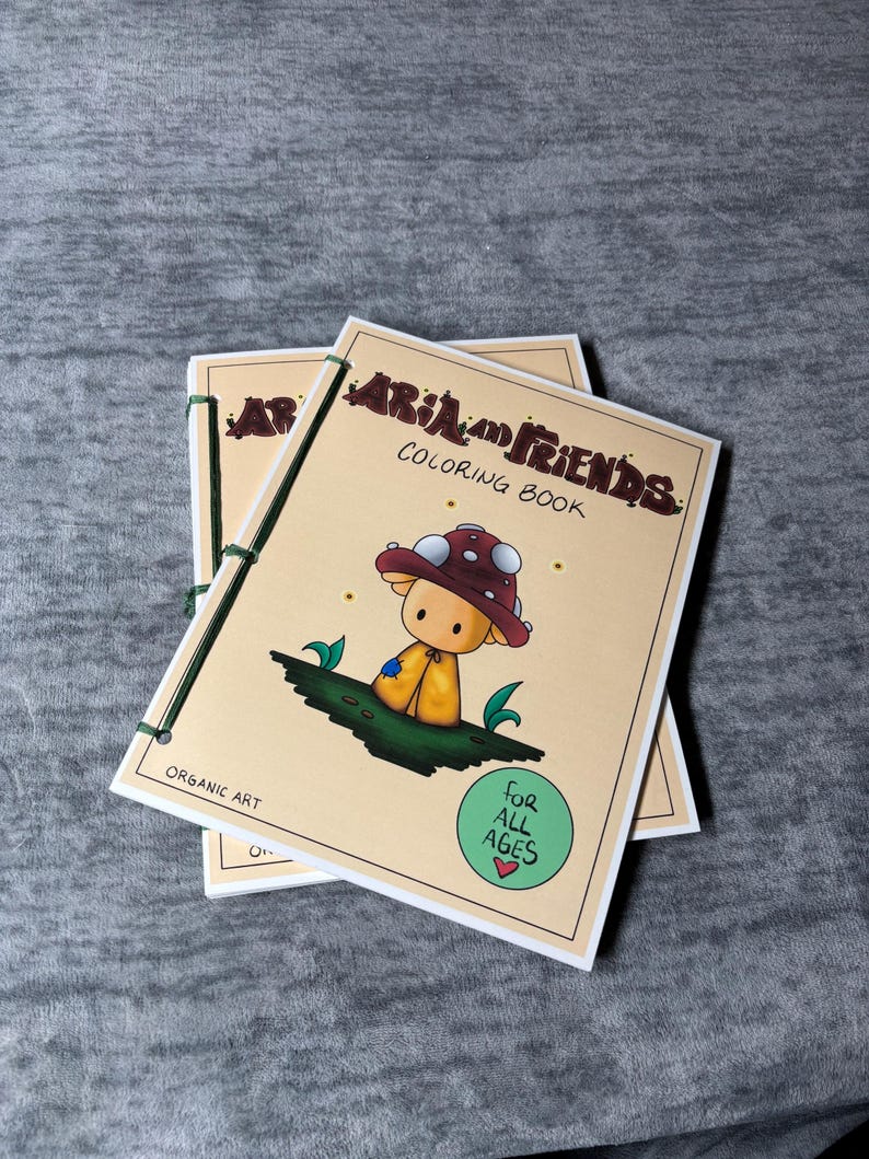Aria and Friends Coloring Book - Etsy