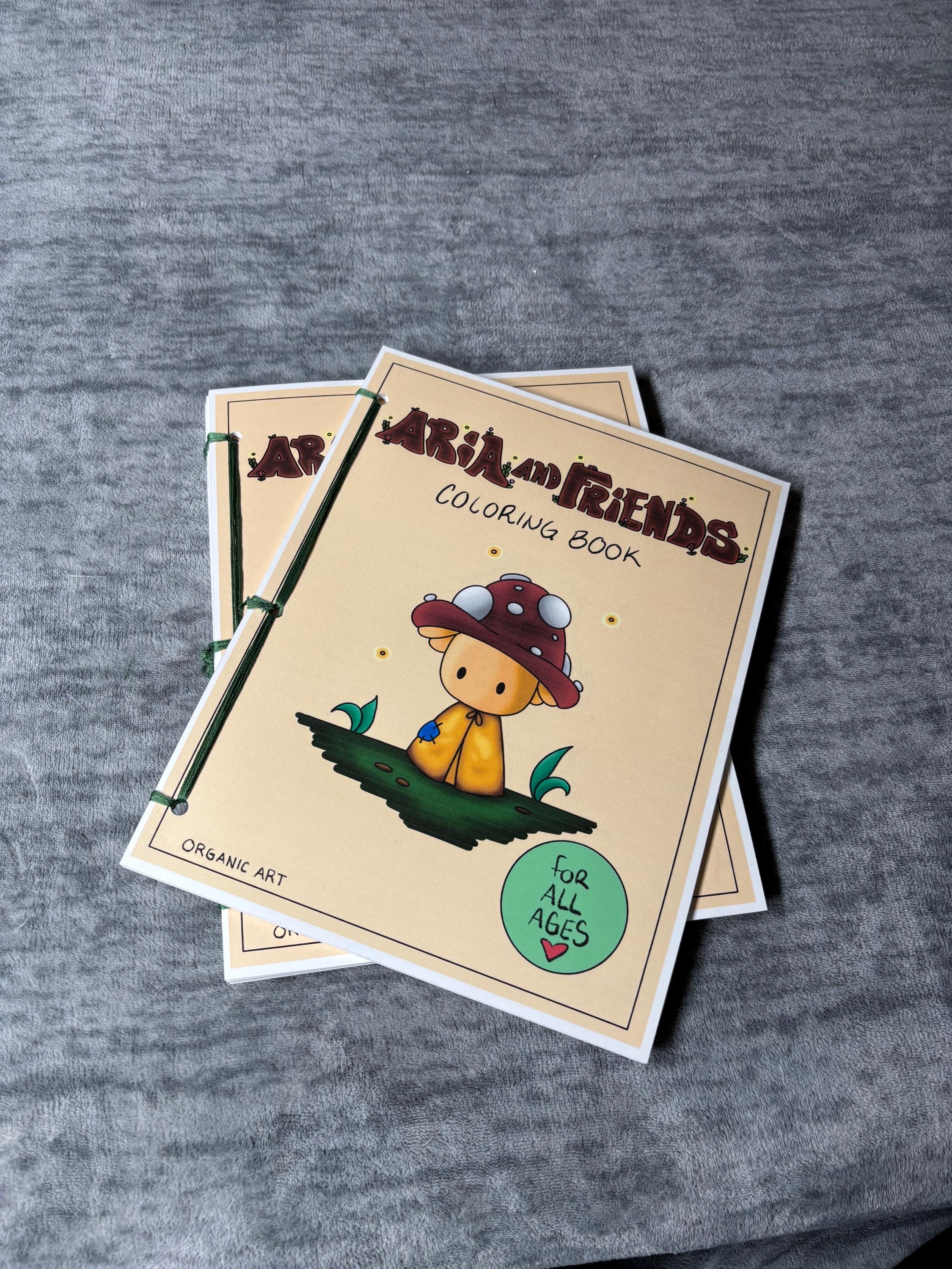 Aria and Friends Coloring Book - Etsy