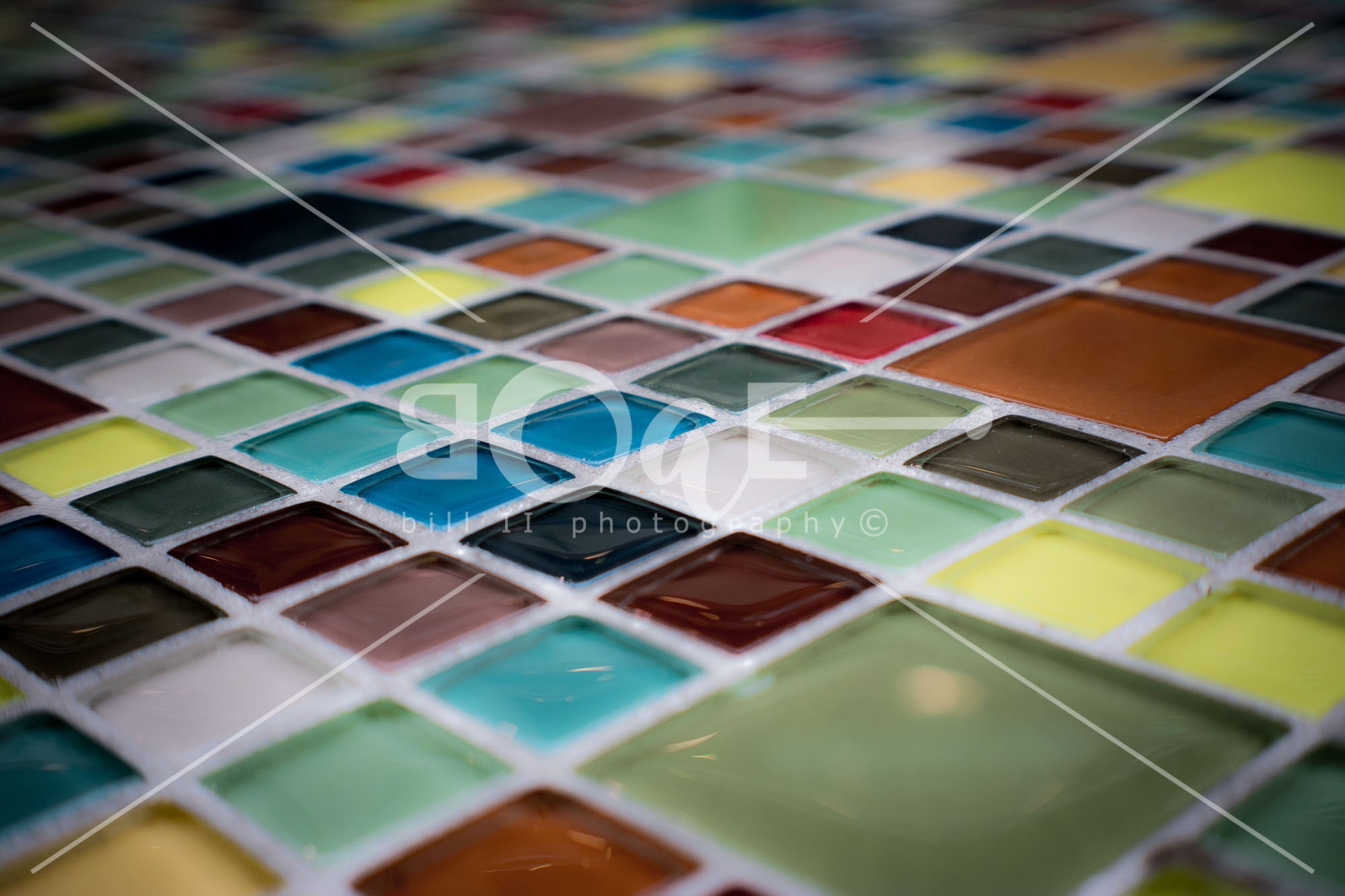 Abstract Colored Tiles Canvas Wall Art | Tiles of Color Brightness so ...
