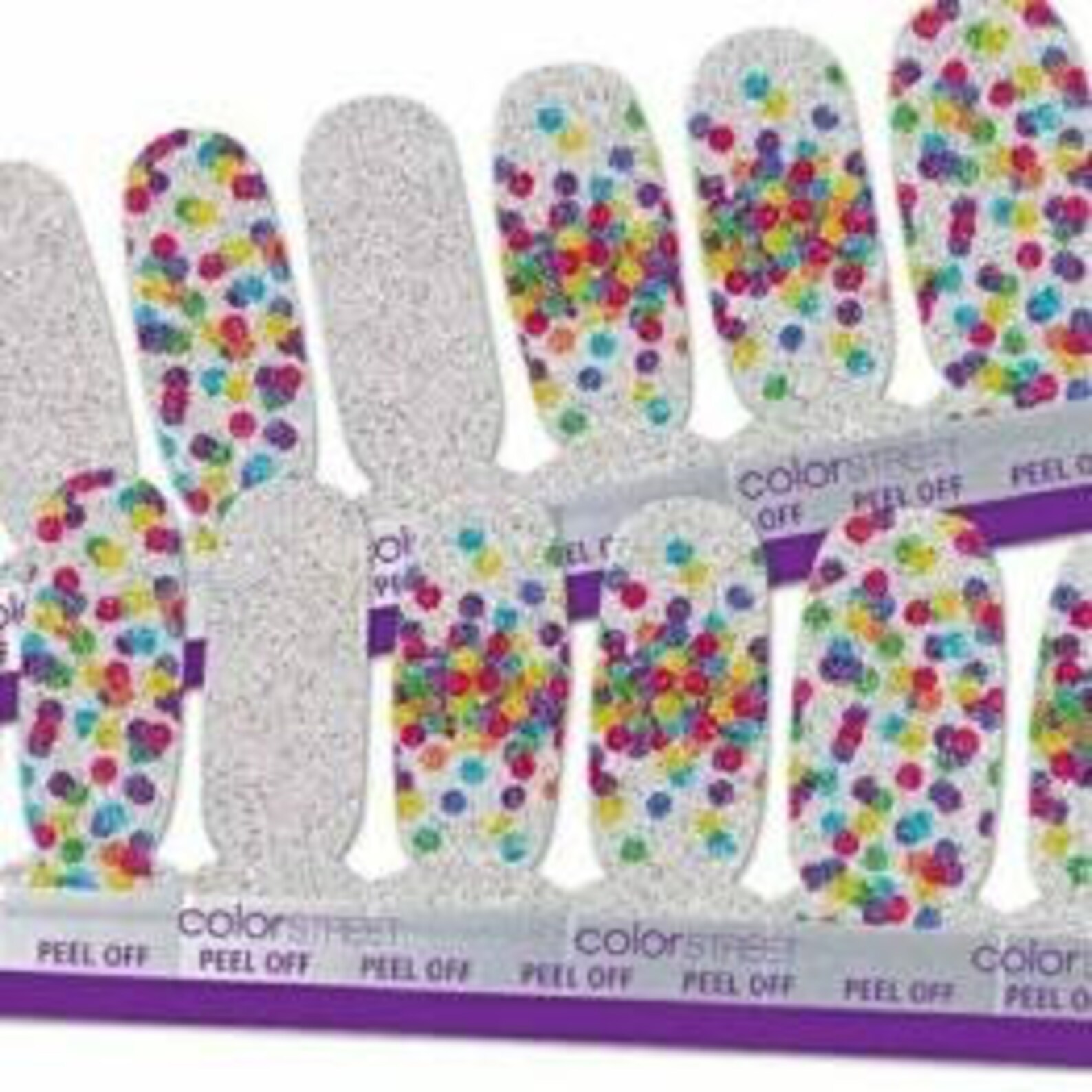 Color Street Frontline Heros Limited Edition Silver Nail | Etsy