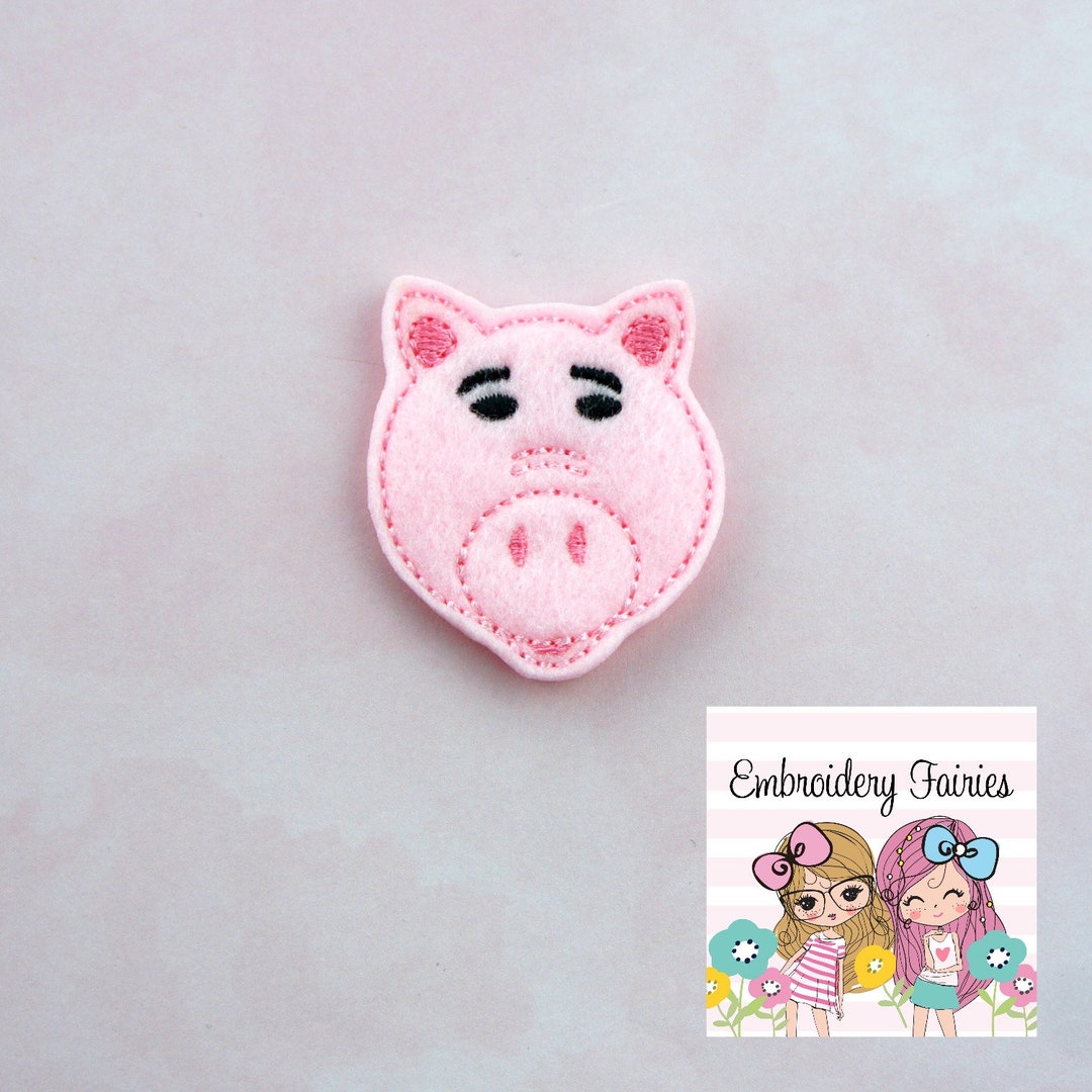 Pig Toy Feltie File - Pig Feltie - Feltie Design - Feltie Pattern ...