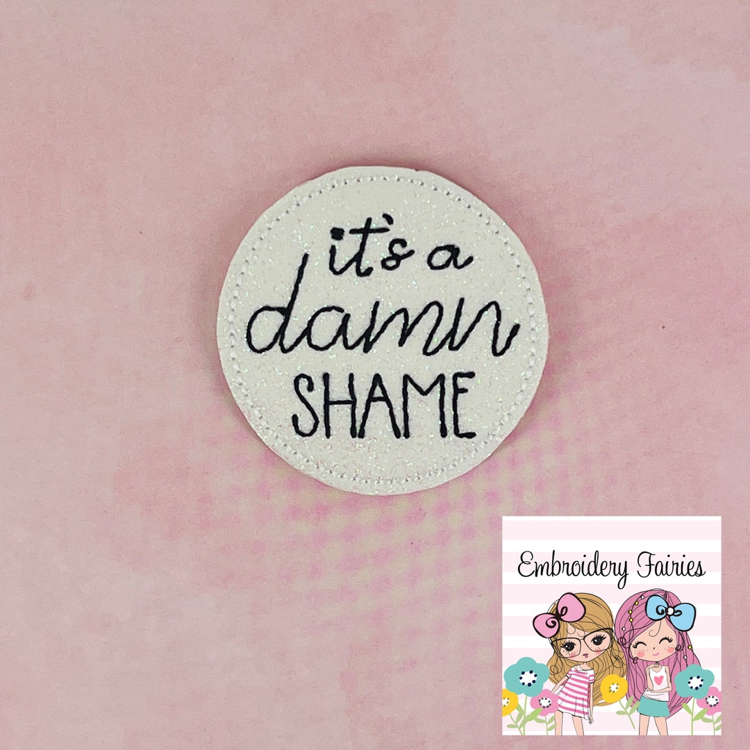 Oliver Anthony Damn Shame Feltie Design, Feltie File, Feltie Design ...