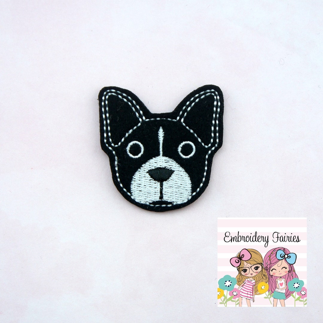 French Bulldog Feltie File - Dog Feltie Design - ITH Design - Feltie ...