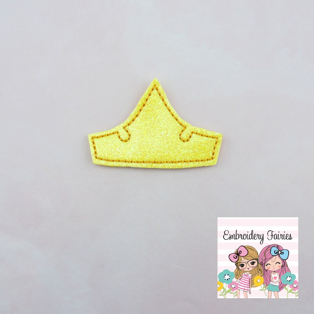 Princess Crown Feltie File Inspired Feltie Design Princess Feltie ...
