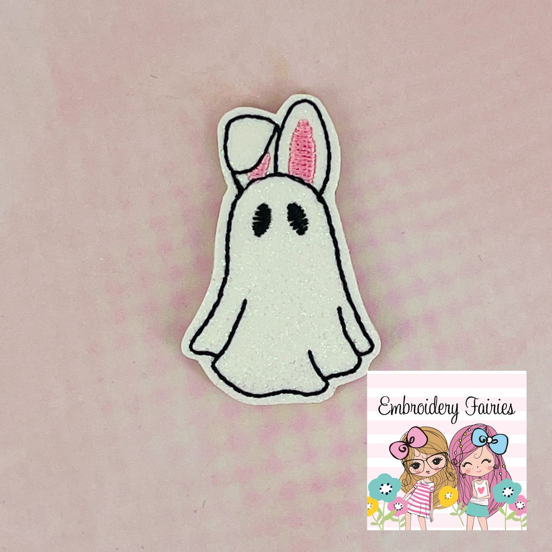 Easter Ghost Feltie Design, Small Embroidery Design Digital Download ...