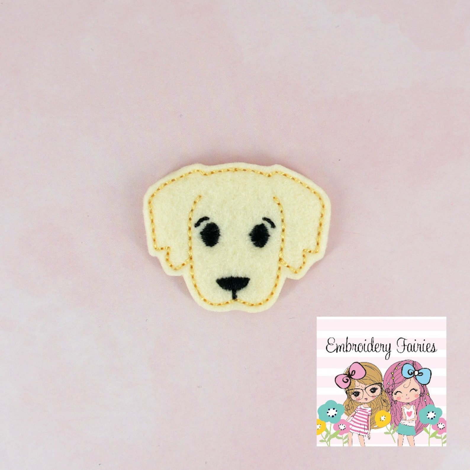 Golden Retriever Feltie File - Dog Feltie Design - ITH Design ...