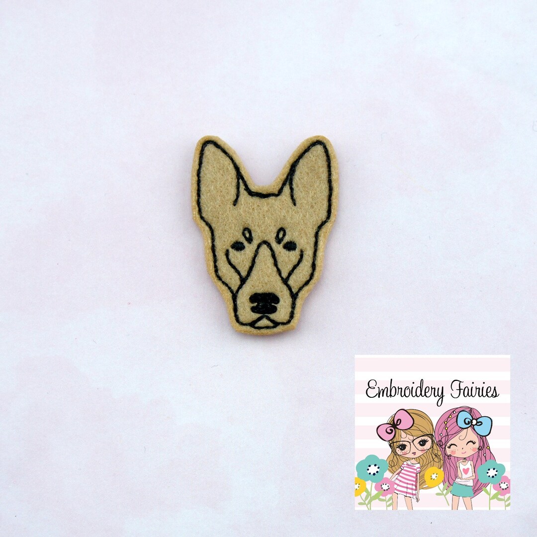German Shepard Feltie File - Dog Feltie Design - ITH Design - Feltie ...