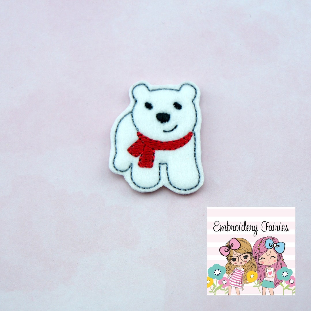 Polar Bear Feltie File - Christmas Feltie Design - Feltie Design ...
