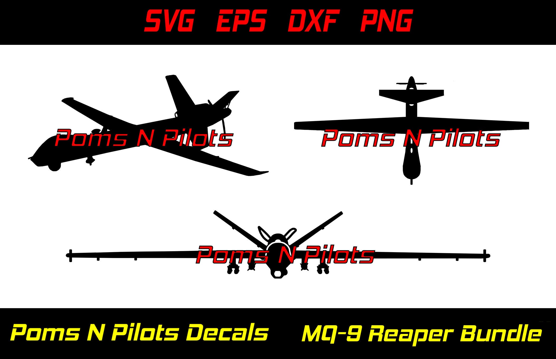 Mq 9 Reaper Silhouette