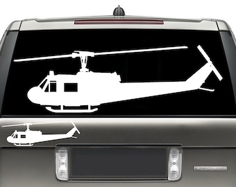Huey Helicopter Vinyl Decal - Etsy